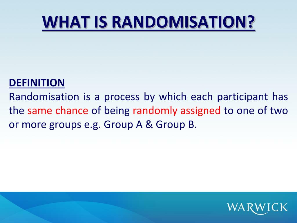 Ppt Randomisation Bias And Blinding In Clinical Trials Dipesh Mistry