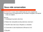 PPT - La cuisson sous vide PowerPoint Presentation - ID:3583242