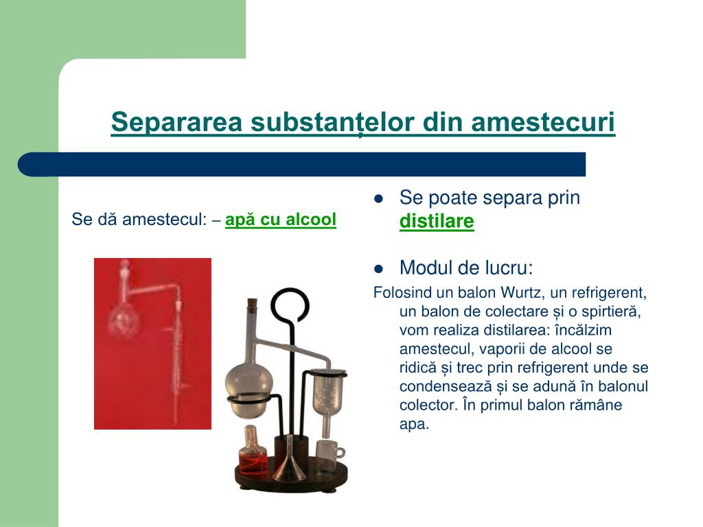 PPT - ȘCOALA CU CLASELE I-VIII, ALUNIȘ Substanțe pure și amestecuri ...