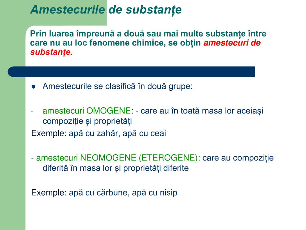 PPT - ȘCOALA CU CLASELE I-VIII, ALUNIȘ Substanțe pure și amestecuri ...