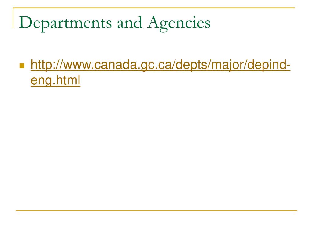 PPT - Public Administration and Canadian Political Institutions ...