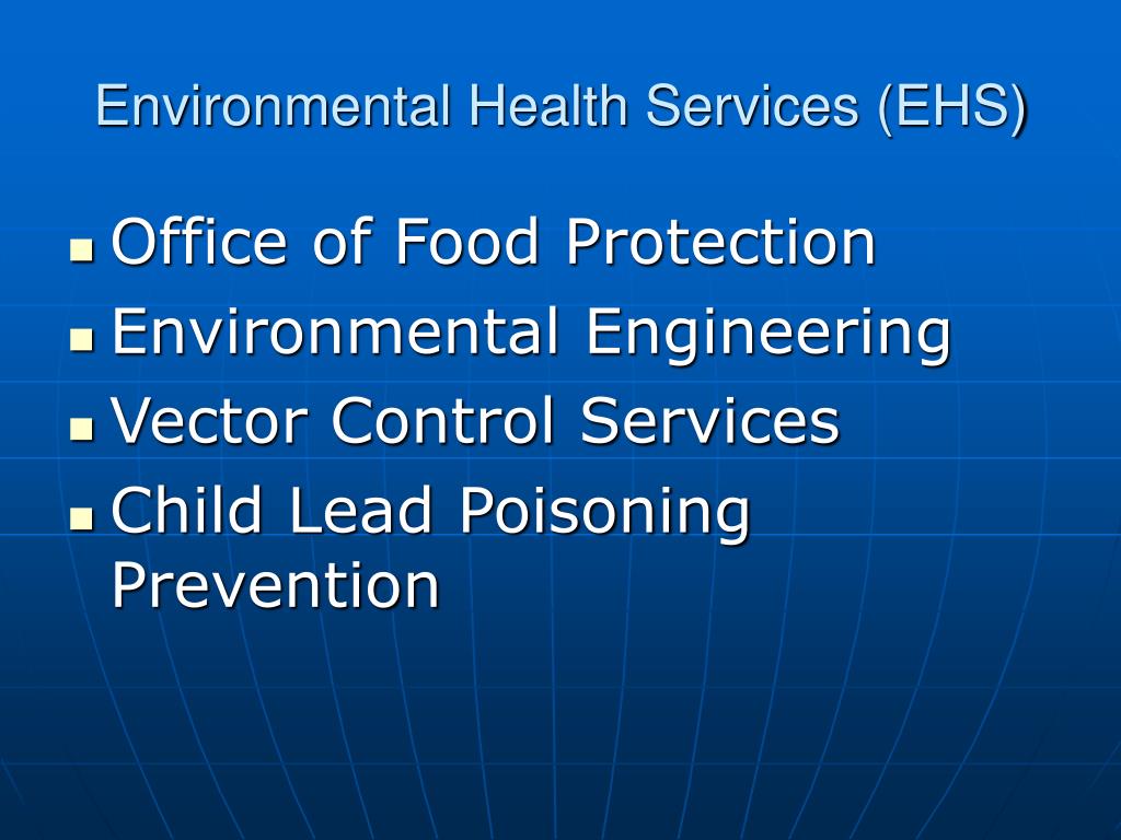 PPT - Philadelphia Dept of Public Health- Environmental Health Services ...