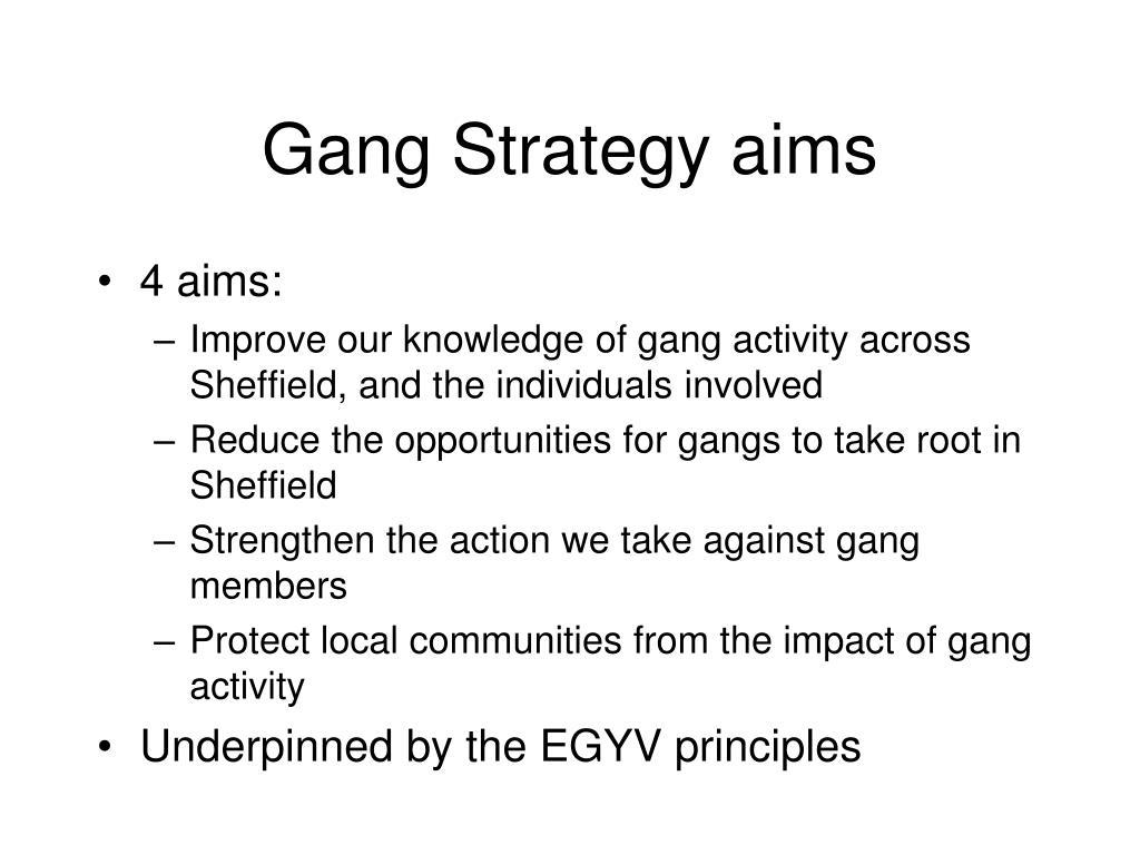 PPT - Ending Gang and Youth Violence (EGYV) PowerPoint Presentation ...