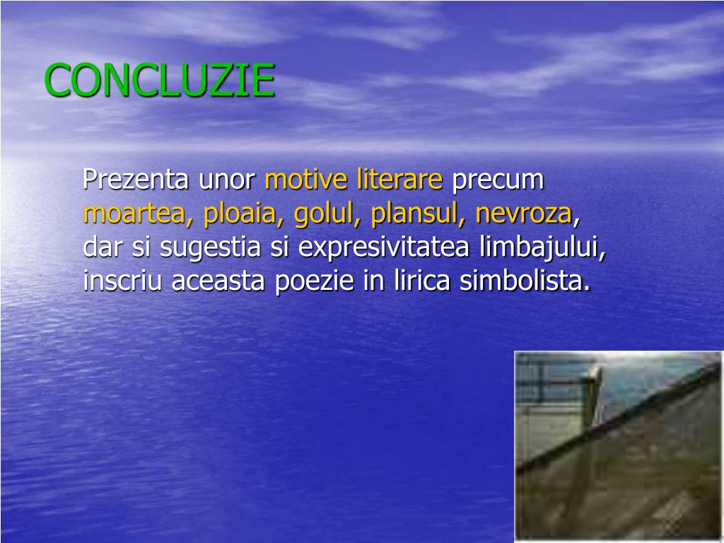 PPT - LACUSTRA de G. Bacovia PowerPoint Presentation, free download ...