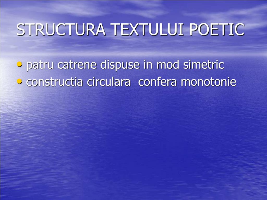 PPT - LACUSTRA de G. Bacovia PowerPoint Presentation, free download ...