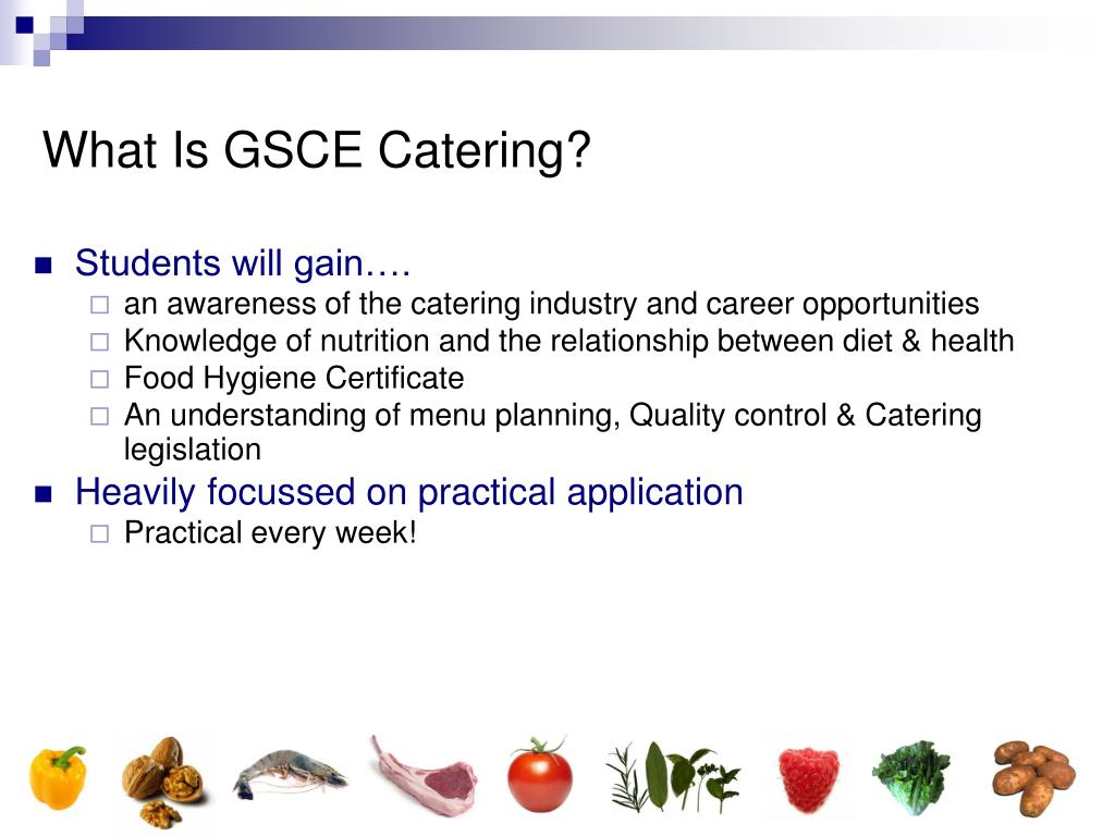 PPT - GCSE Catering @ Hope Valley College PowerPoint Presentation, free ...