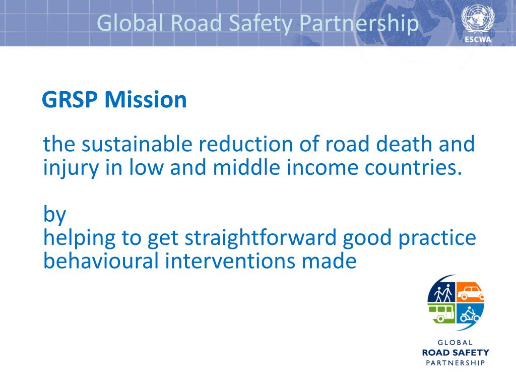 PPT - Samar AbouRaad and Nellie Ghusayni Global Road Safety Partnership ...