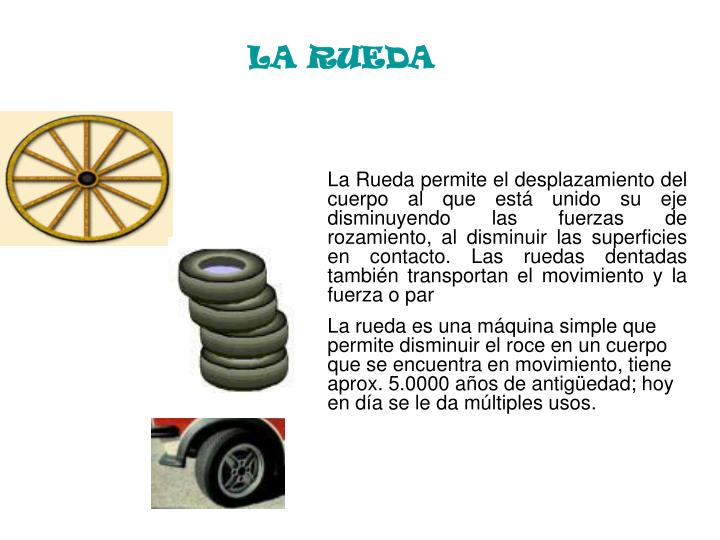 PPT - MÁQUINAS SIMPLES y MÁQUINAS COMPUESTAS PowerPoint Presentation ...