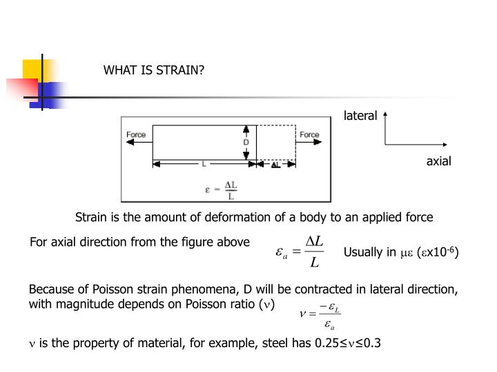 PPT - STRAIN MEASUREMENT PowerPoint Presentation - ID:3585742