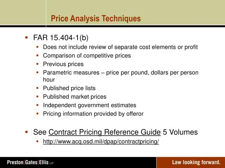 PPT - Pricing Government Contracts: Fair and Reasonable or Most Favored ...