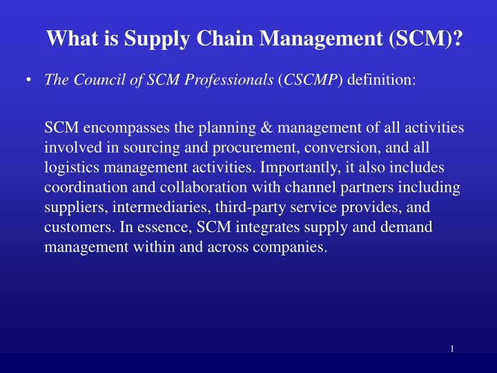 PPT - What is Supply Chain Management (SCM)? PowerPoint Presentation, free download - ID:3586089