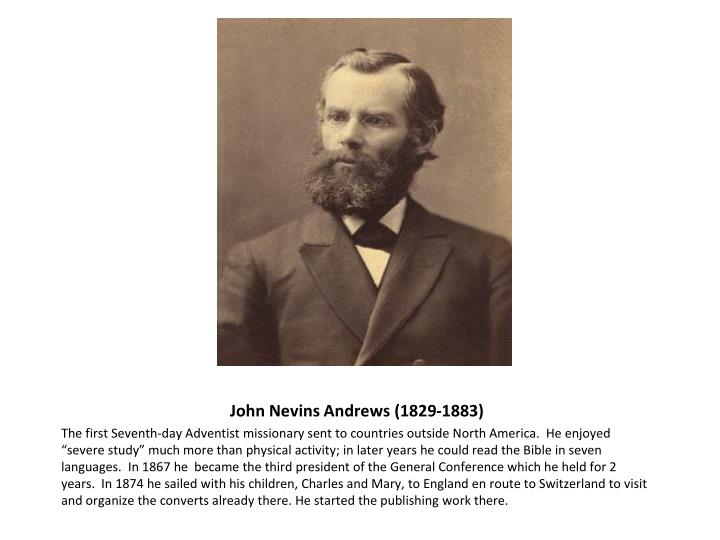 PPT - ADVENTIST HERITAGE LEADERS PowerPoint Presentation - ID:3586515