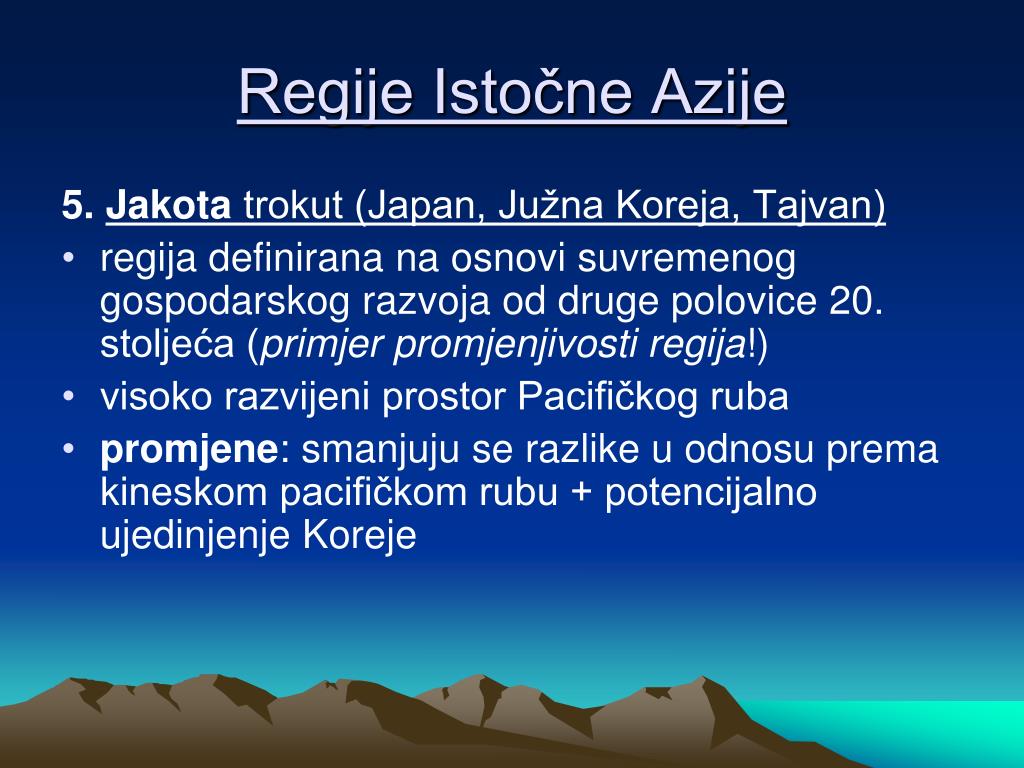 PPT - GEOGRAFIJA ISTOČNE AZIJE PowerPoint Presentation, free download ...