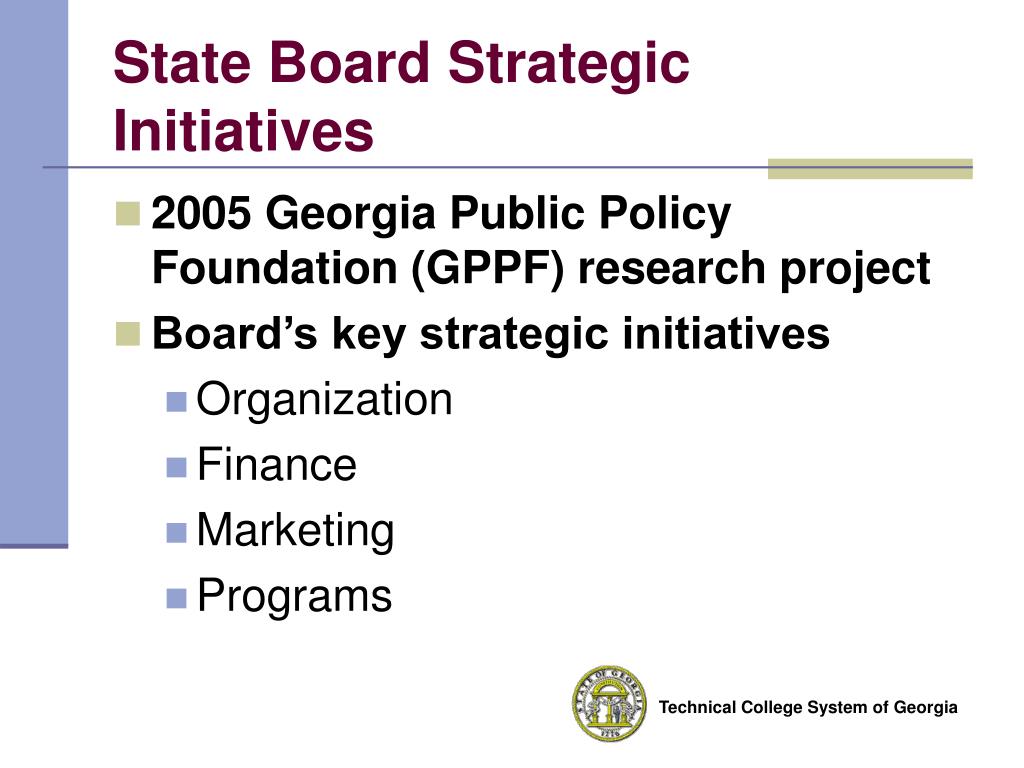 PPT - State Board Department of Technical and Adult Education Strategic ...