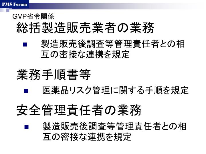 PPT - 医薬品リスク管理計画（ RMP ）に関する 省令改正 -GVP ＆ GPSP- PowerPoint Presentation ...