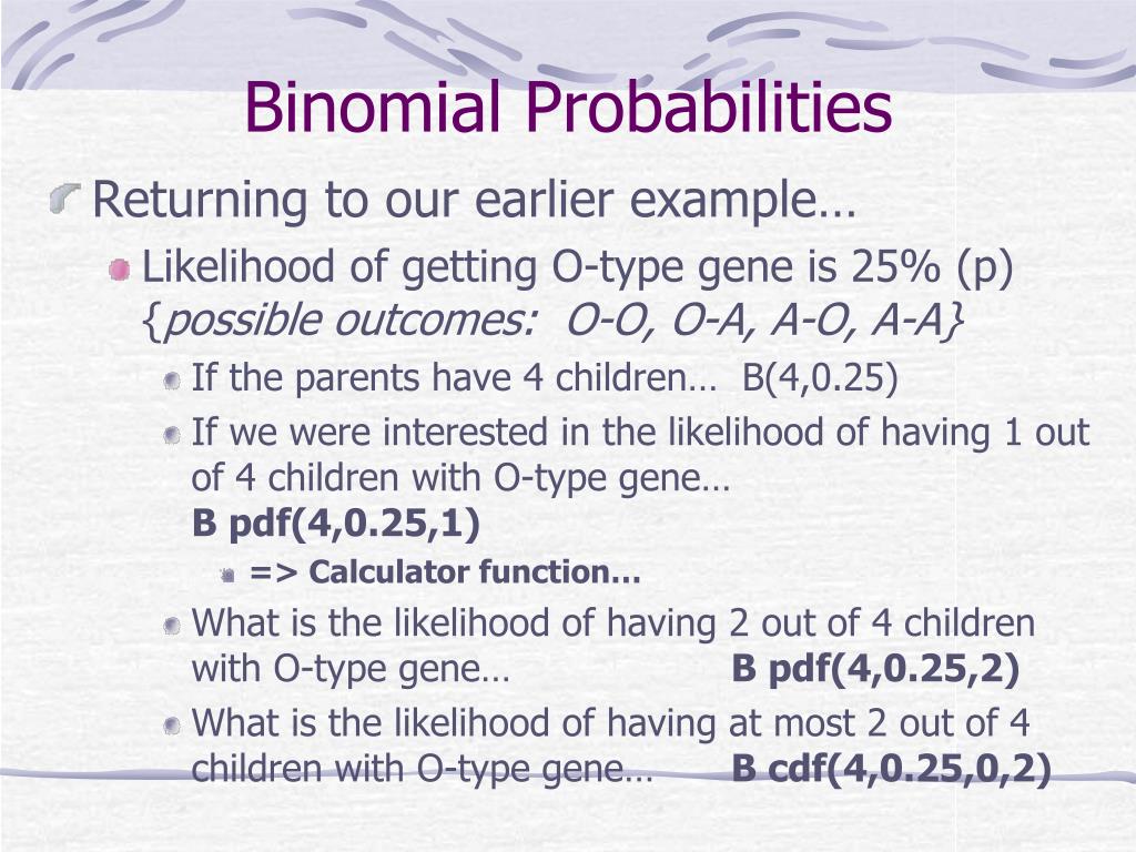 PPT - Binomial vs. Geometric Distributions PowerPoint Presentation ... PPT - Binomial vs. Geometric Distributions PowerPoint Presentation ...