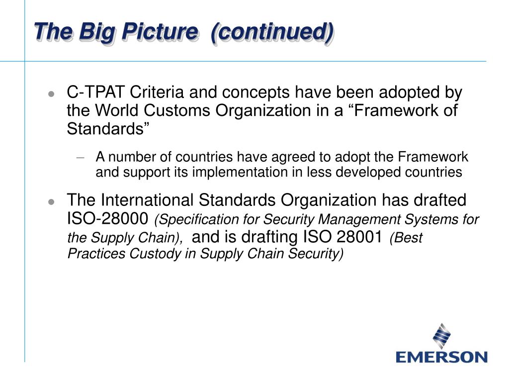 PPT - Customs - Trade Partnership Against Terrorism PowerPoint ...