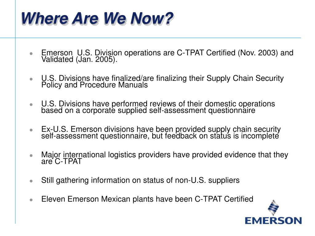 PPT - Customs - Trade Partnership Against Terrorism PowerPoint ...