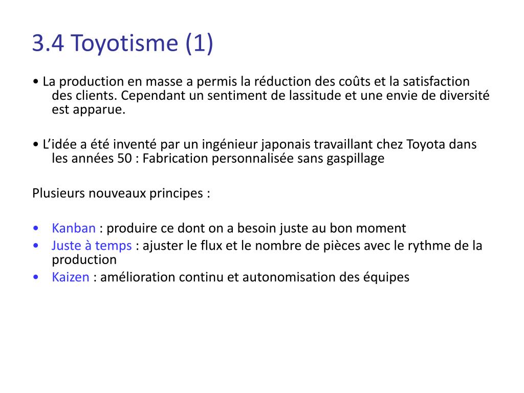 PPT - Chaîne logistique : - Approvisionnement - Stocks - Production et ...