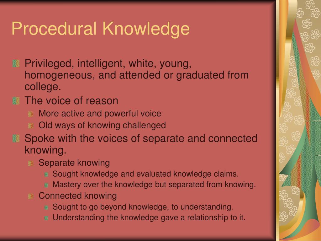 PPT - Women’s Ways of Knowing PowerPoint Presentation, free download ...