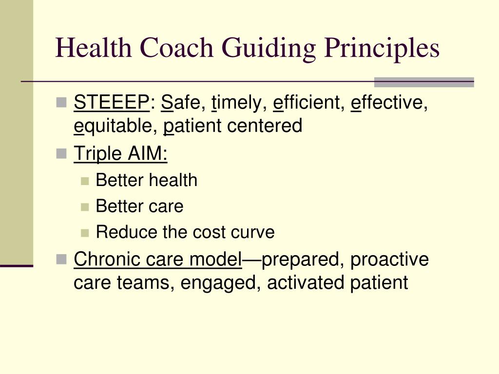PPT - Care Management and the role of the Health Coach PowerPoint ...