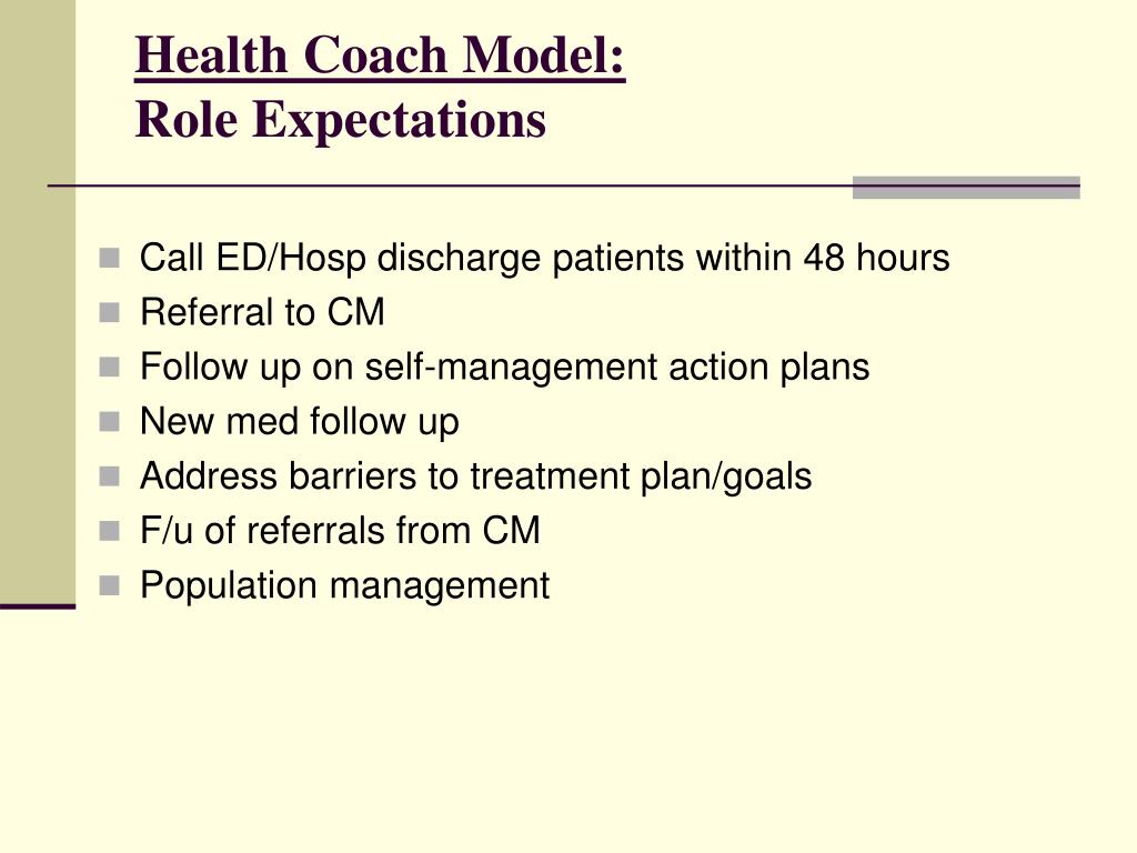 PPT - Care Management and the role of the Health Coach PowerPoint ...