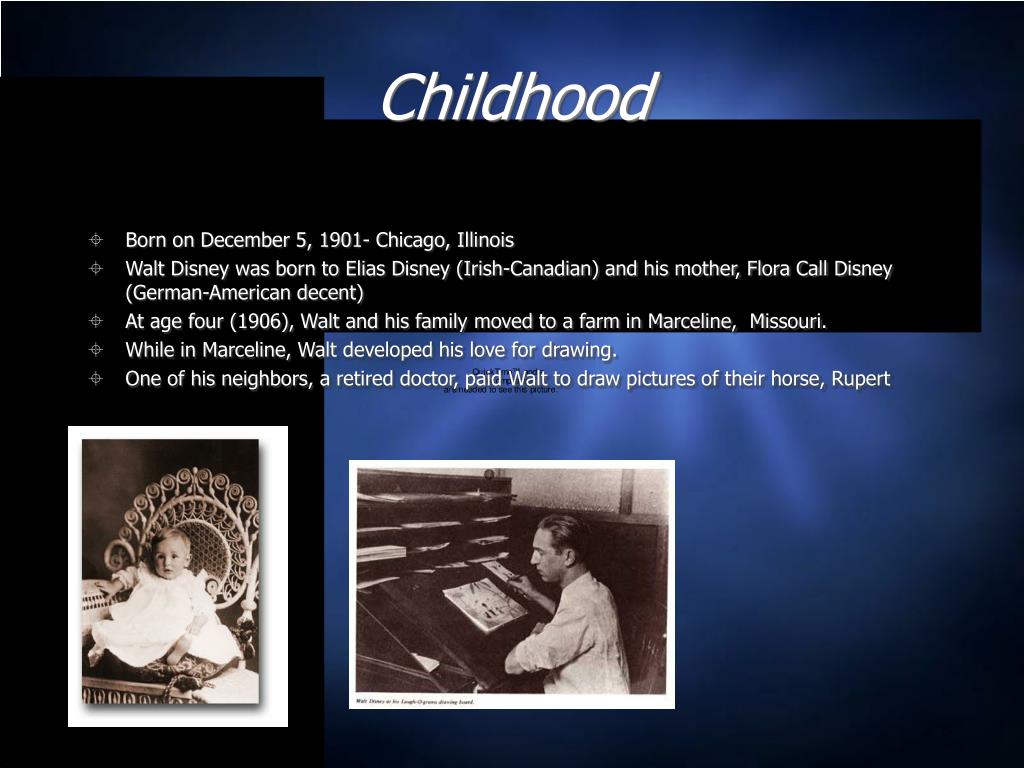 PPT - Walt Disney Dec. 5, 1901-Dec 15, 1966 PowerPoint Presentation ...