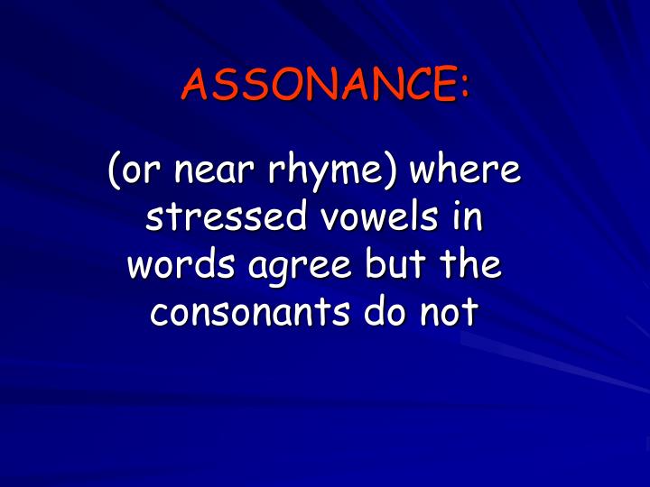 PPT - POETRY TERMS PowerPoint Presentation - ID:3589318