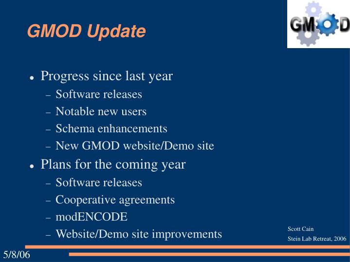 PPT - GMOD Update PowerPoint Presentation, free download - ID:3589534