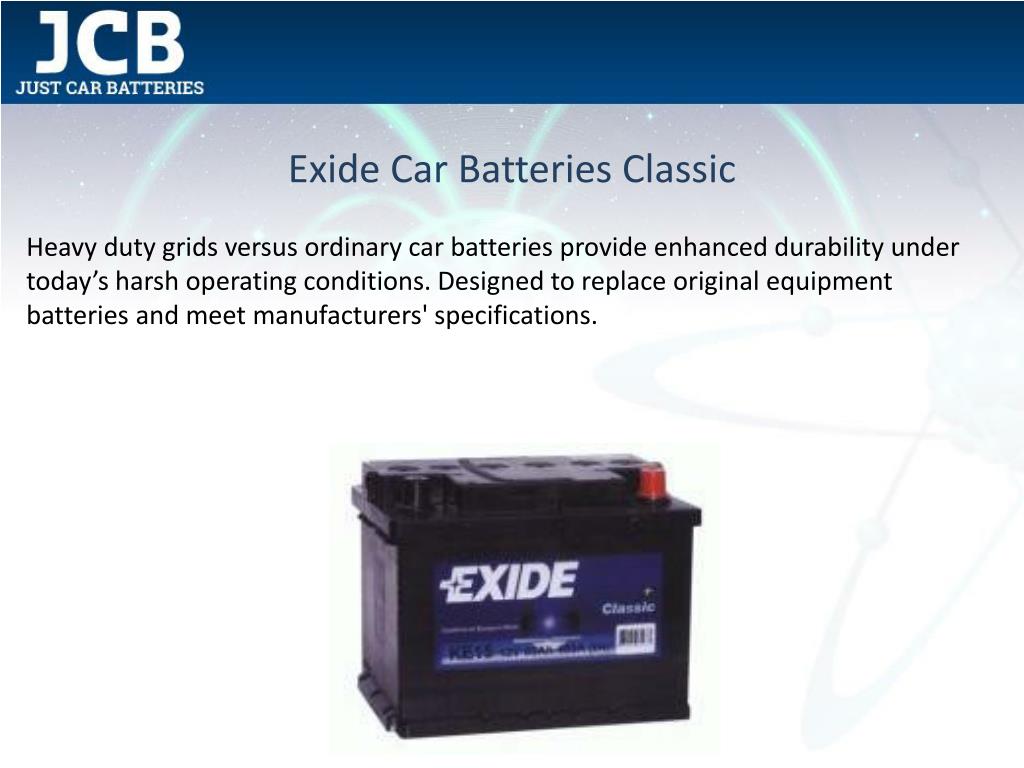 PPT - Exide Car Batteries PowerPoint Presentation, free download - ID ...
