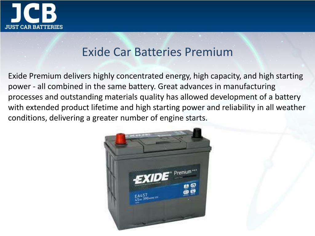 PPT - Exide Car Batteries PowerPoint Presentation, free download - ID ...