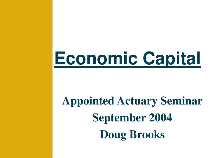PPT - Economic Capital PowerPoint Presentation, free download - ID:3591284