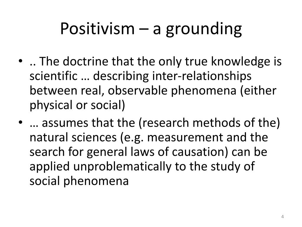 PPT - Researching the Cultural Sector Positivism & cultural research ...