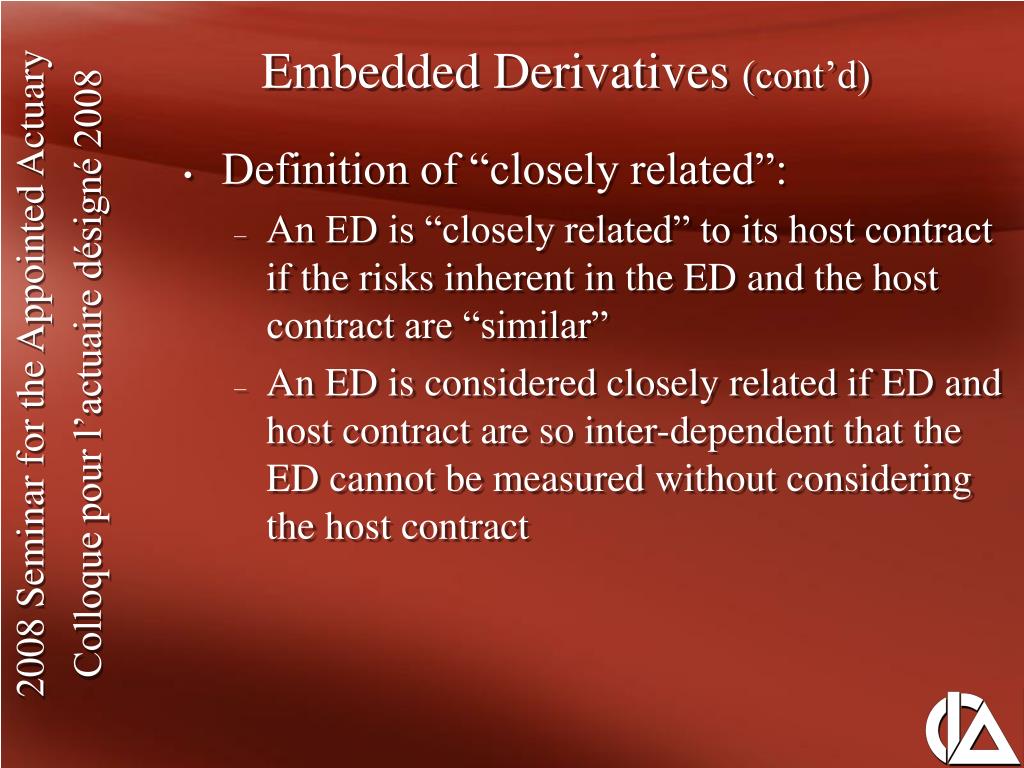PPT - 2008 Seminar for the Appointed Actuary Colloque pour l’actuaire ...