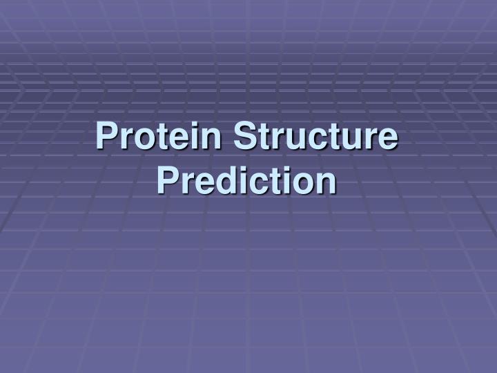 PPT - Protein Structure Prediction PowerPoint Presentation, free ...