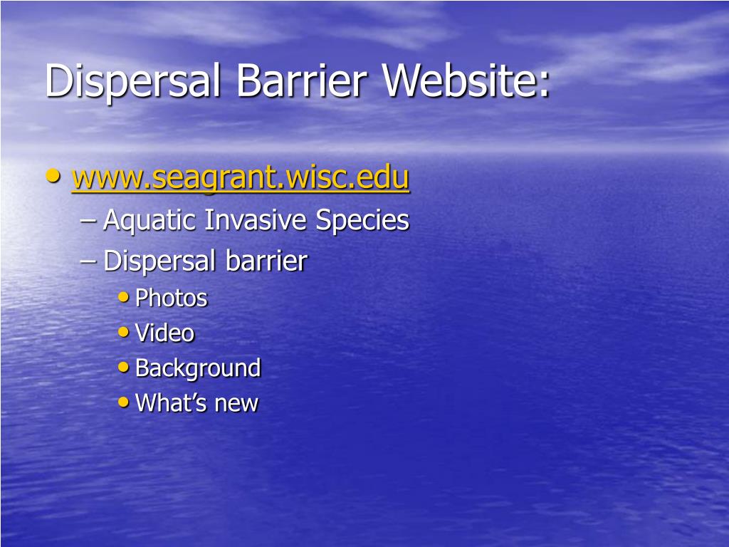 PPT - Chicago Sanitary and Ship Canal Aquatic Nuisance Species ...