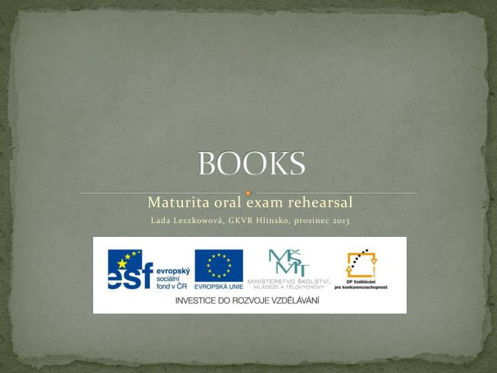 PPT - BOOKS PowerPoint Presentation, free download - ID:3592890