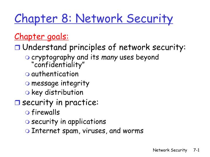 PPT - Chapter 8: Network Security PowerPoint Presentation, free download - ID:3593026
