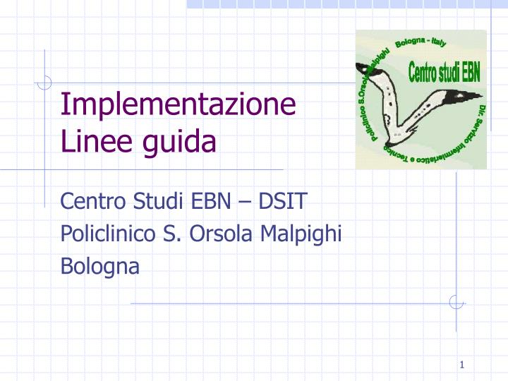 PPT - Implementazione Linee guida PowerPoint Presentation, free ...