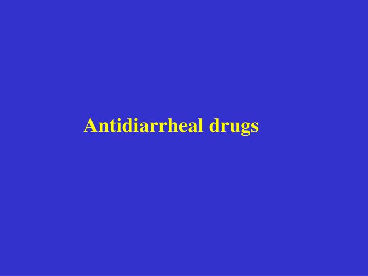 PPT - Antidiarrheal drugs PowerPoint Presentation, free download - ID ...