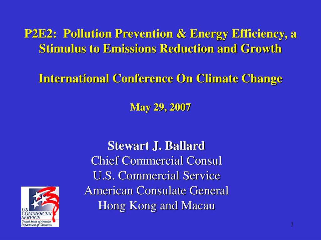 PPT - Stewart J. Ballard Chief Commercial Consul U.S. Commercial ...
