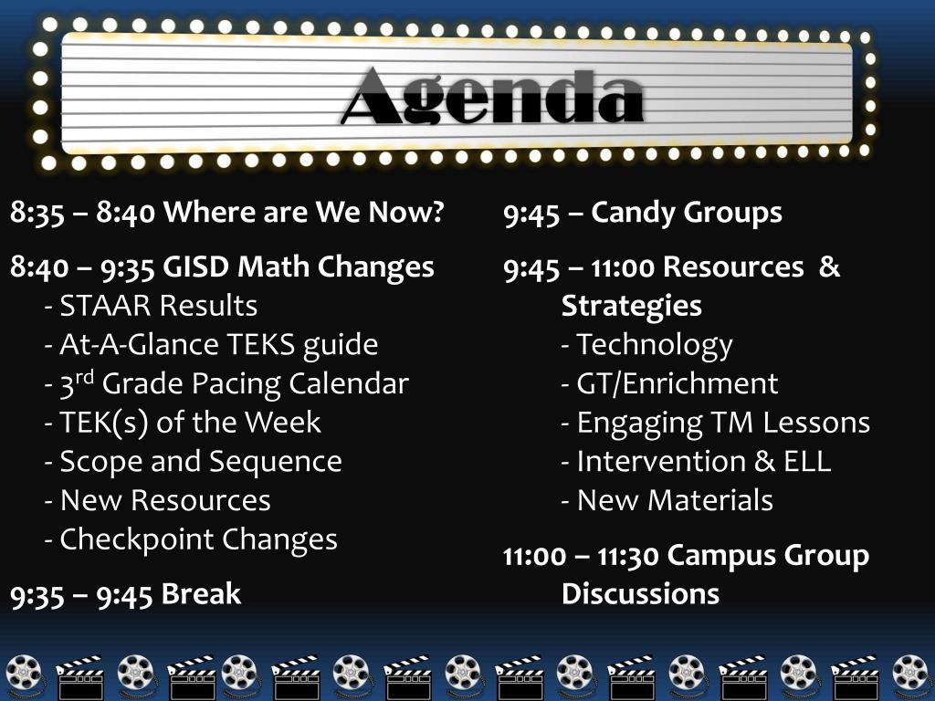 PPT - 3 rd Grade Math in GISD August 15 th , 2012 NOW SHOWING Featuring ...