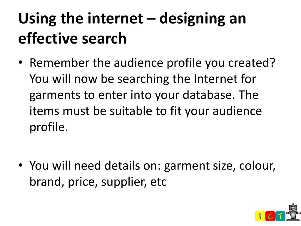 PPT - Effective Internet Searching and Database Entry Lesson PowerPoint ...