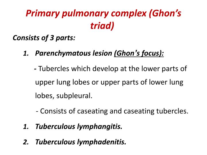 PPT - PULMONARY TUBERCULOSIS PowerPoint Presentation - ID:3595407