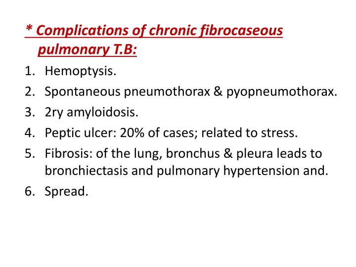 PPT - PULMONARY TUBERCULOSIS PowerPoint Presentation - ID:3595407