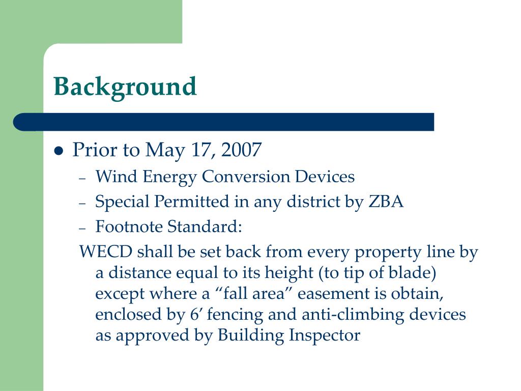 PPT - City of Gloucester Wind Turbine Siting PowerPoint Presentation ...