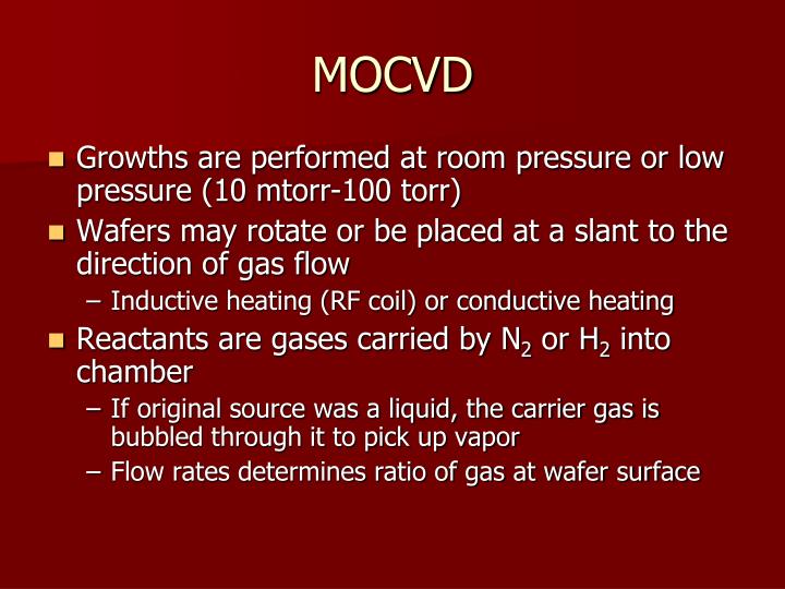 PPT - MOCVD PowerPoint Presentation, free download - ID:3596303