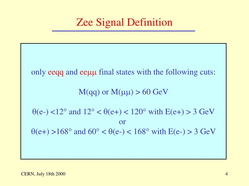 PPT - Single Intermediate Neutral Vector Boson Production at LEP 2 ...