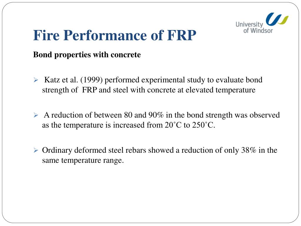 PPT - Fire Resistance of FRP Reinforced Concrete Beams PowerPoint ...