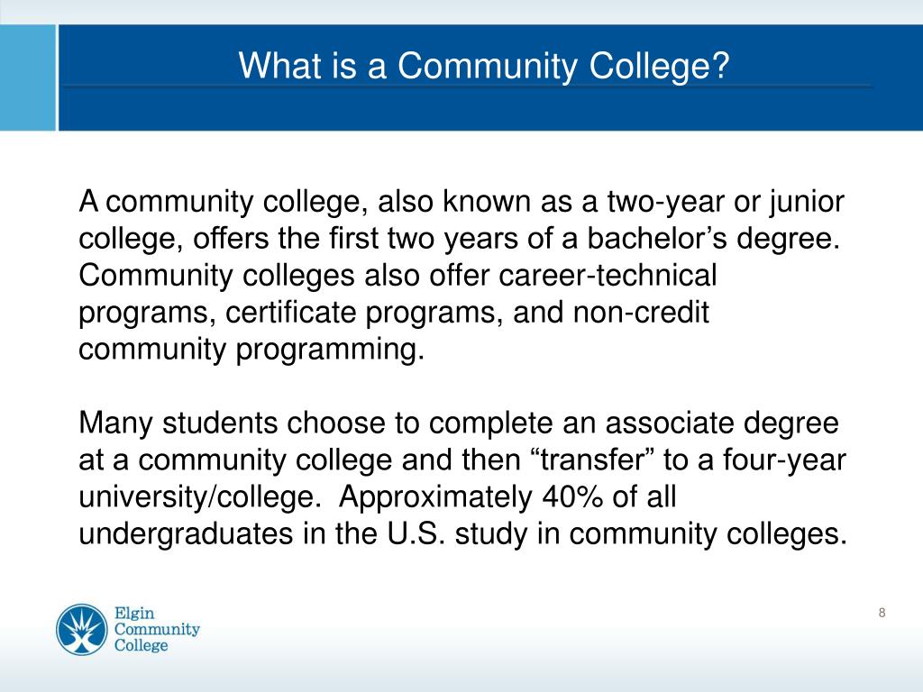 PPT - Community Colleges: Past, Present and Opportunities for ...